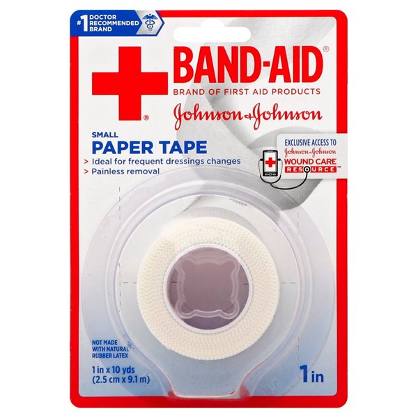 Order Acme - Johnson & Johnson Band-Aid Small Paper Tape 1 Inch